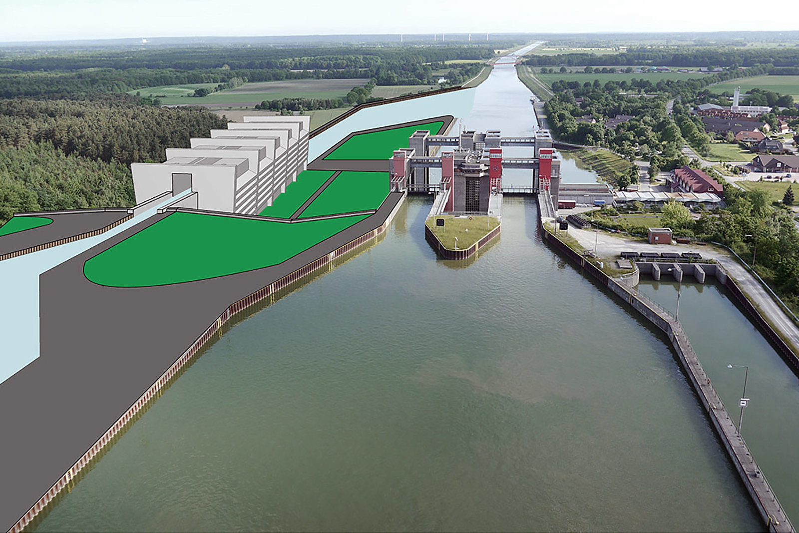 Schleuse Lüneburg - Schleuse